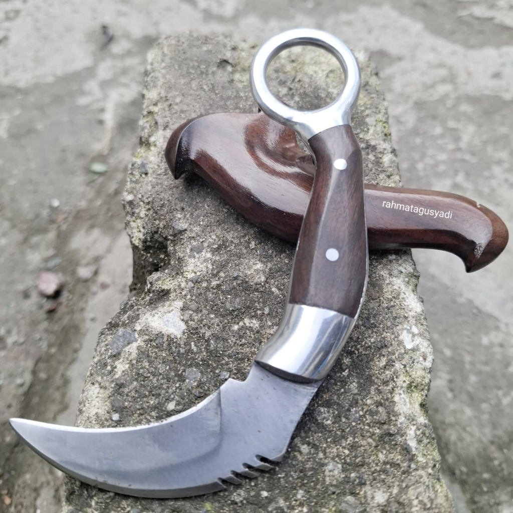 Jual Pisau Tradisional Minang Kerambit Karambit Beladiri Silat Besi Per Asli | Shopee Indonesia
