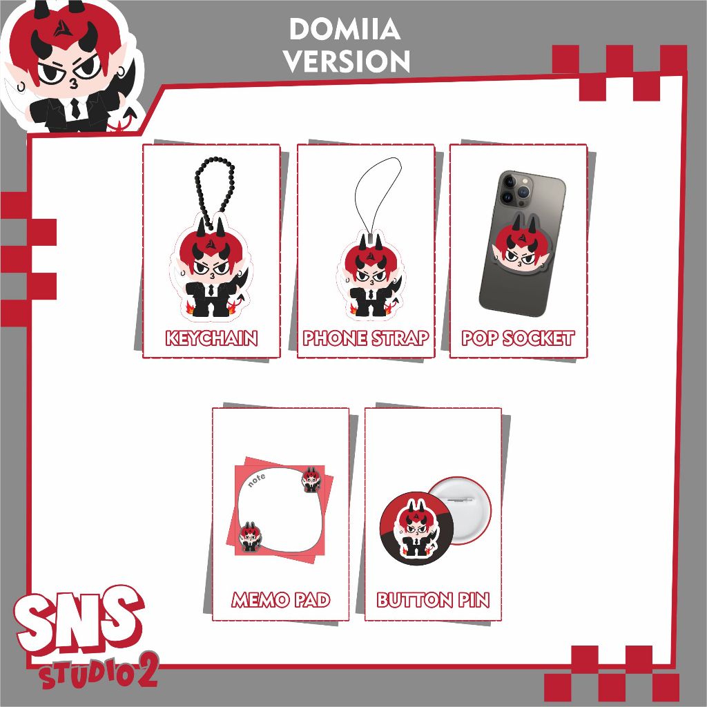 Jual MARCHANDISE GMM FANDAY - DOMIIA (PERTH - SANTA) | Shopee Indonesia