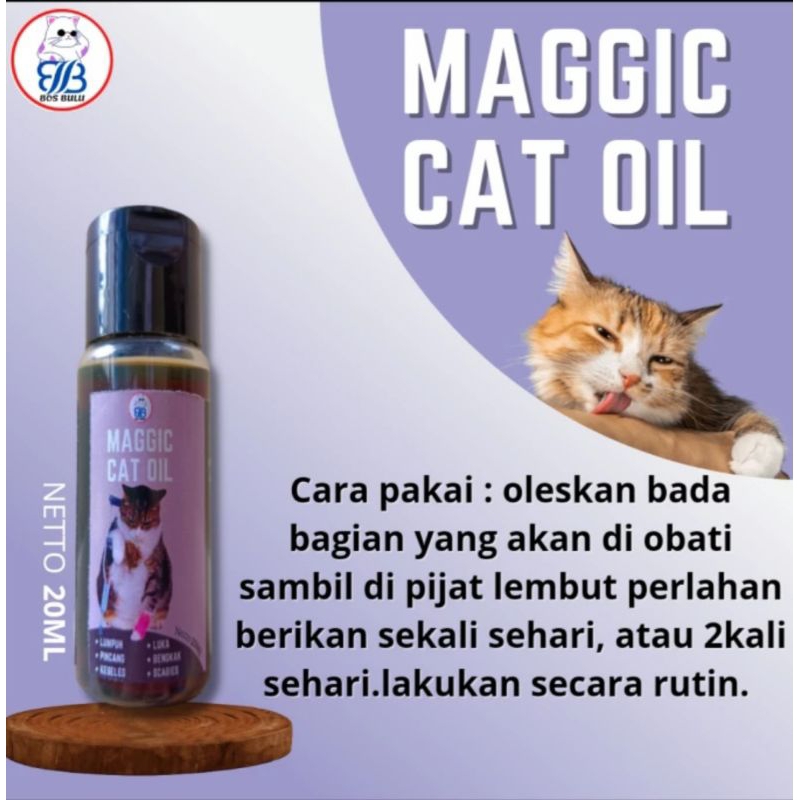 Jual Obat Patah Kaki Keseleo Pincang Kucing Magic Cat Oil 20ml | Shopee ...