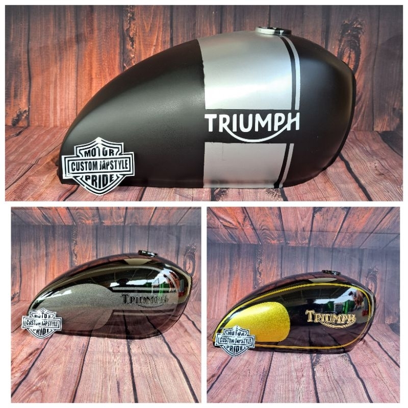 Jual Tangki Custom Japstyle Triumph Bratcafe Bobber | Shopee Indonesia