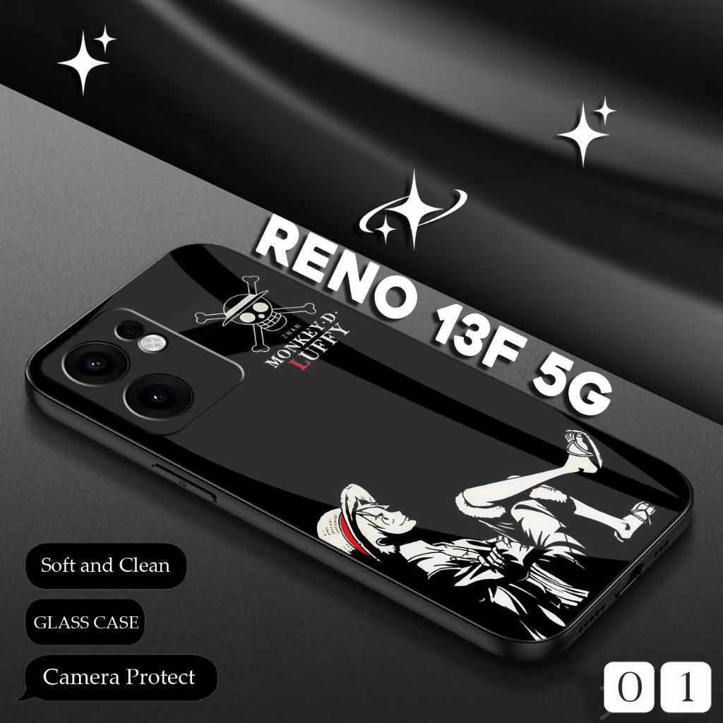 Jual SOFTCASE GLASS KACA OPPO RENO 13F 5G ONE PIECE CASING HANDPHONE ...