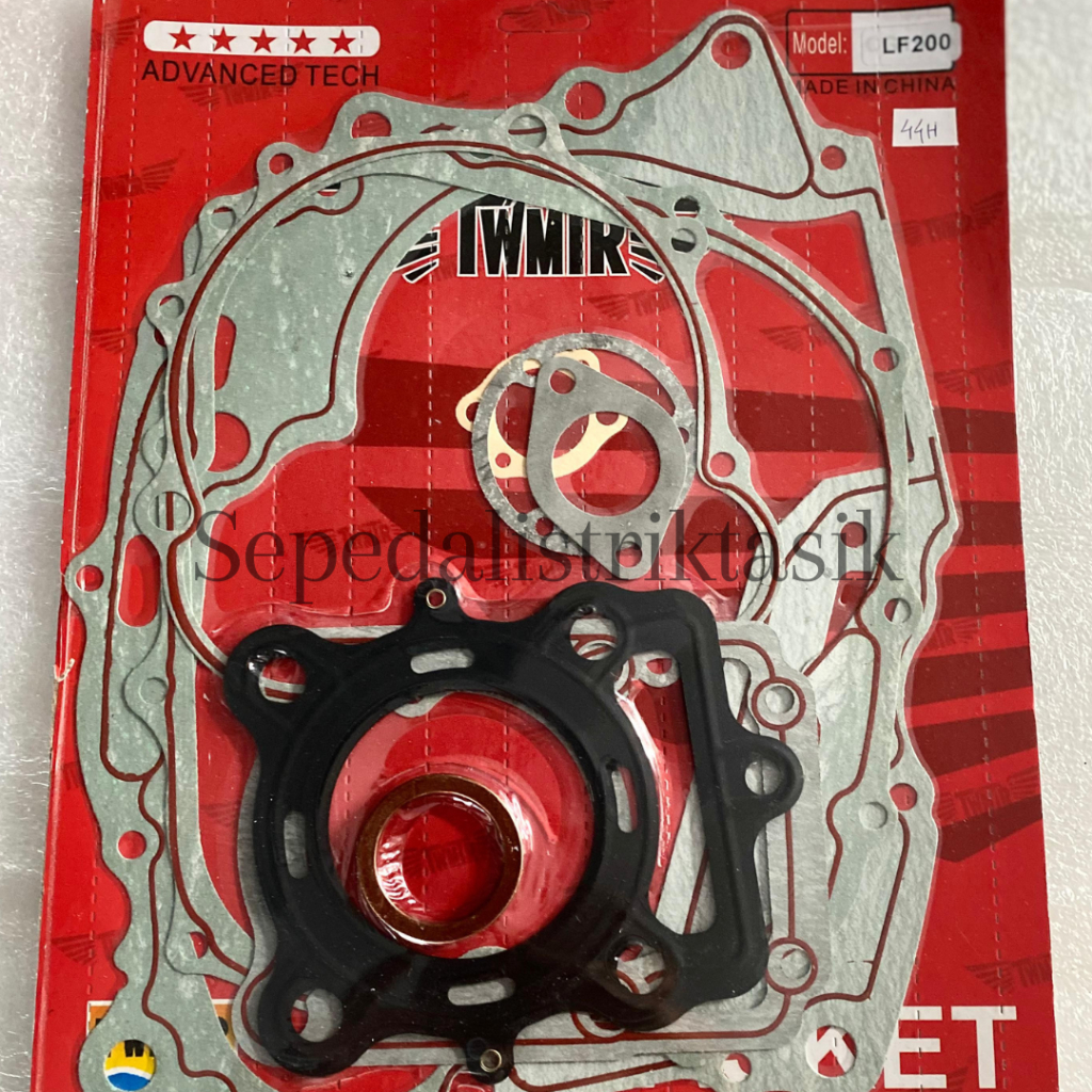 Jual (44H) PAKING FULLSET MOTOR RODA TIGA VIAR KARYA 150CC 200CC / GASKET FULLSET CRANKCASE ...