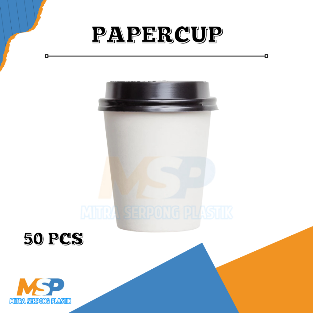 Jual MSP ~ PAPER CUP | GELAS KERTAS *50PCS | Shopee Indonesia