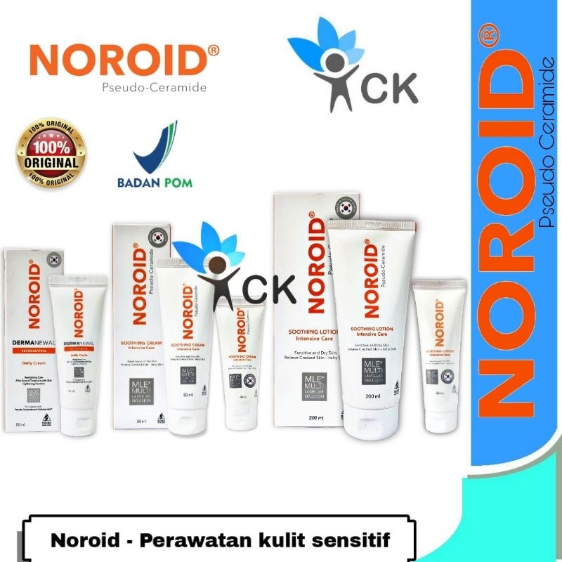 Jual NOROID - Lotion / Cream / Dermanewal / Rash - perawatan kulit ...