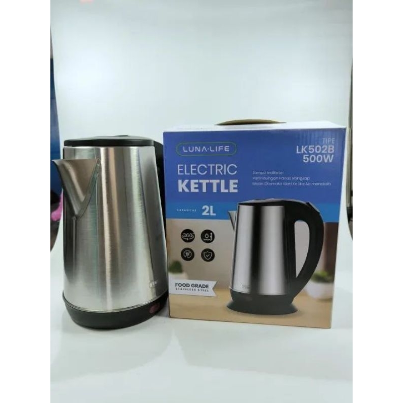 Jual LUNA LIFE Teko Listrik Pemanas Air / Kettle ketel Pemanas Air 2L ...