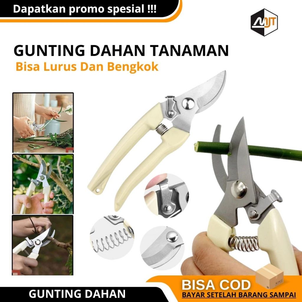 Jual Gunting Dahan Dan Ranting Super Tajam Bahan Baja Ringan Dan ...
