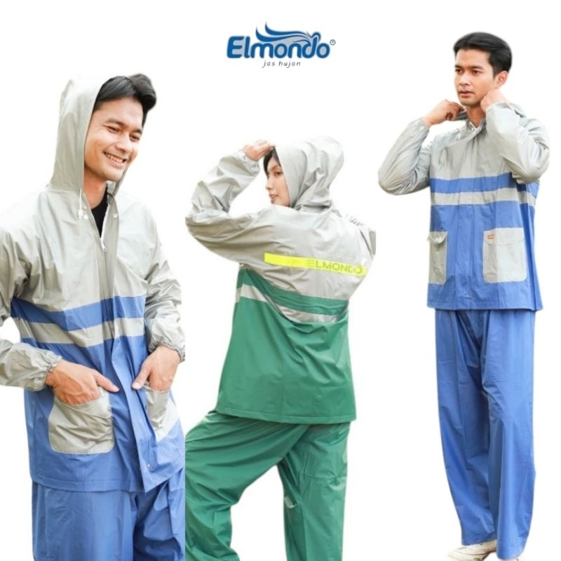 Jual Elmondo 905 Jas Hujan Setelan New Kombinasi A Jaket Celana Dewasa ...