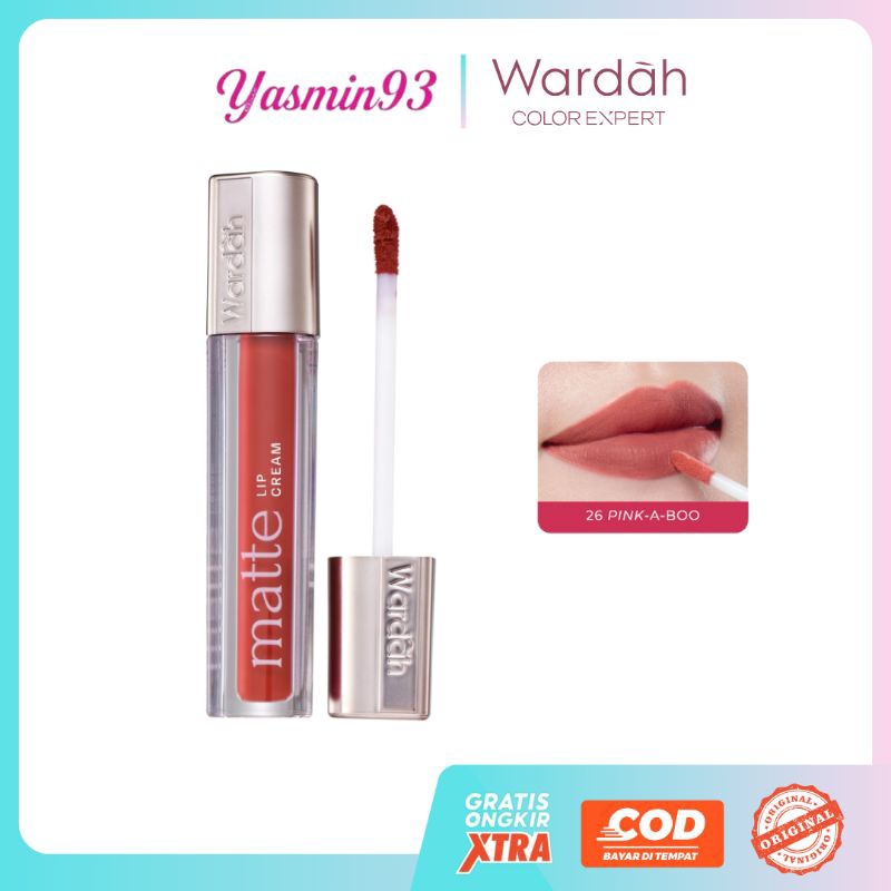Jual WARDAH MATTE LIP CREAM 01-24 4g | Shopee Indonesia