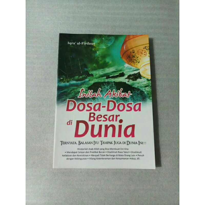 Jual Buku Inilah Akibat Dosa Dosa Besar Di Dunia Oleh Iqra al Firdaus | Shopee Indonesia