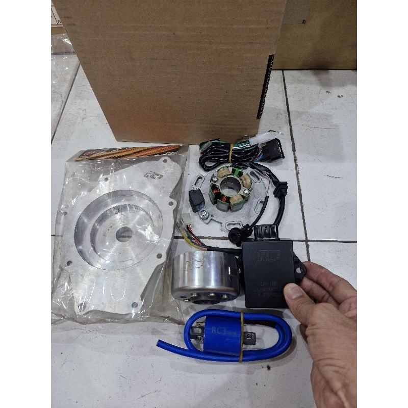 Jual Magnet pengapian yz set RC3 suzuki satria FU 150 FU150 karbu carbu full set plandes plendes ...