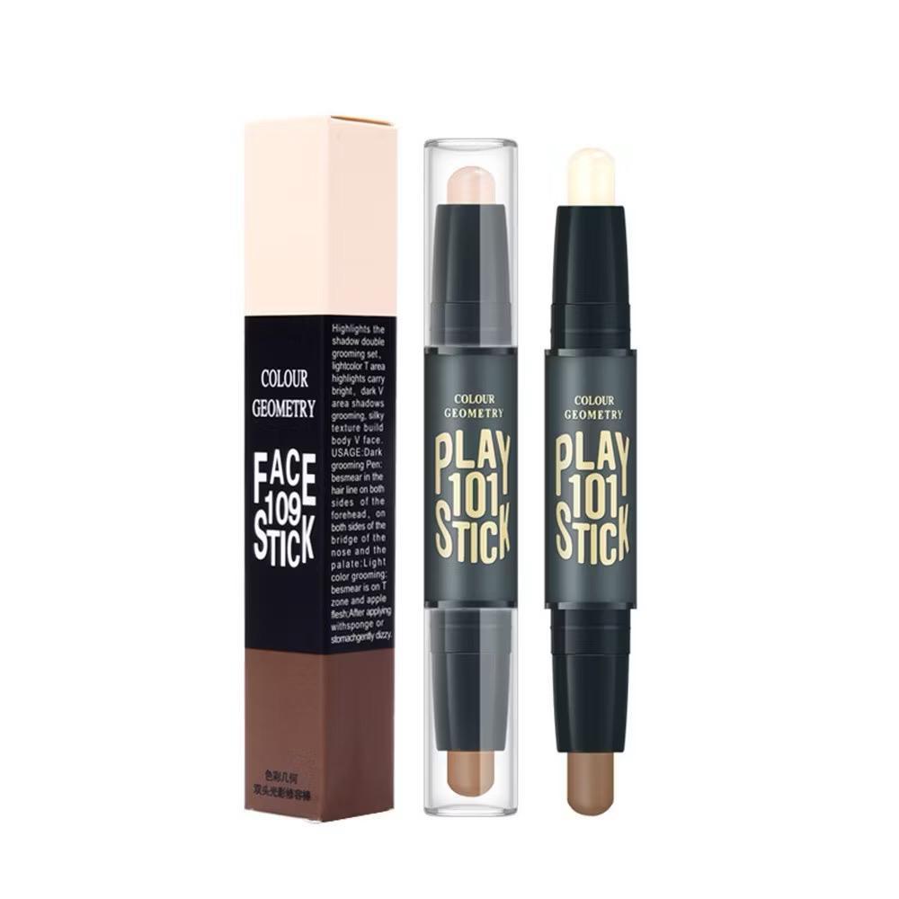Jual Contouring Stick Face Stick Colour Geometry Duo Concealer Stick ...