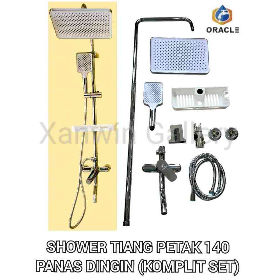 Jual SHOWER TIANG / SHOWER MANDI TIANG / SHOWER TIANG PETAK 140 PANAS DINGIN KOMPLIT SET ...
