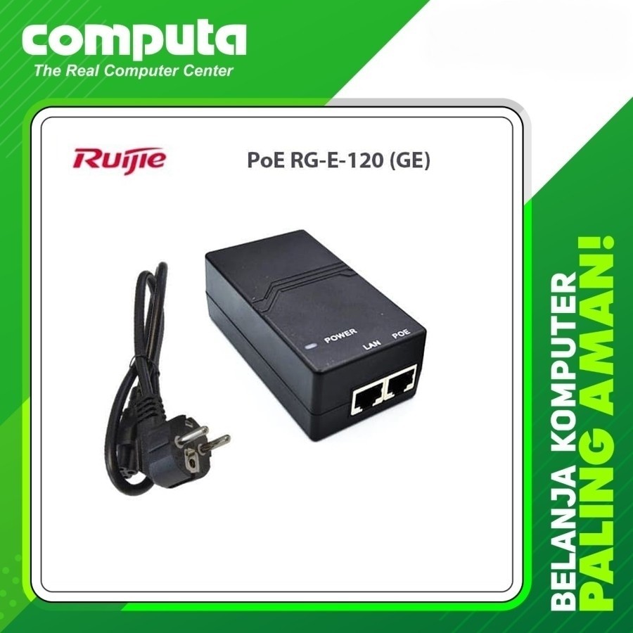 Jual Ruijie RG-E-120 (GE) Ethernet PoE Adapter 1 Port | Shopee Indonesia