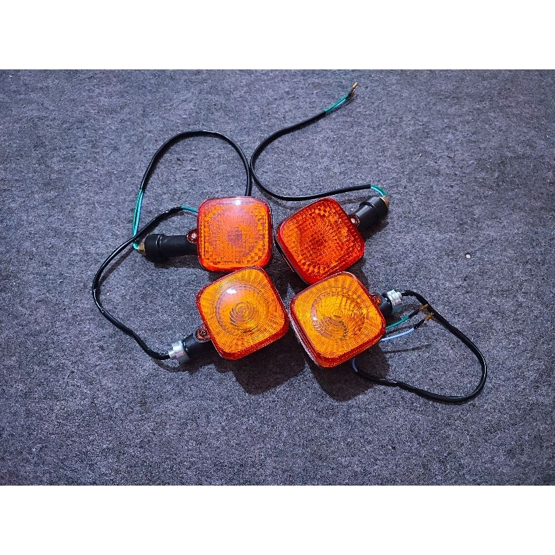 Jual Sein dop lampu bohlamp reting leting vintage trail tua jadul Enduro kotak untuk honda win ...