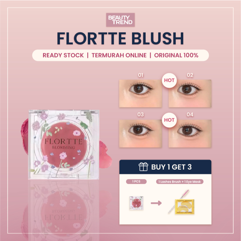 Jual [READY ORI] Flortte Blush Cream Flortte Cream Blush Flortte Love ...