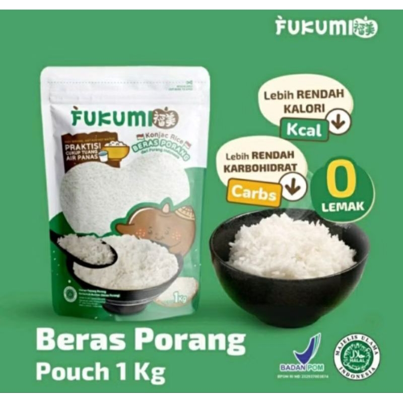 Jual FUKUMI BERAS PORANG 1KG | Shopee Indonesia