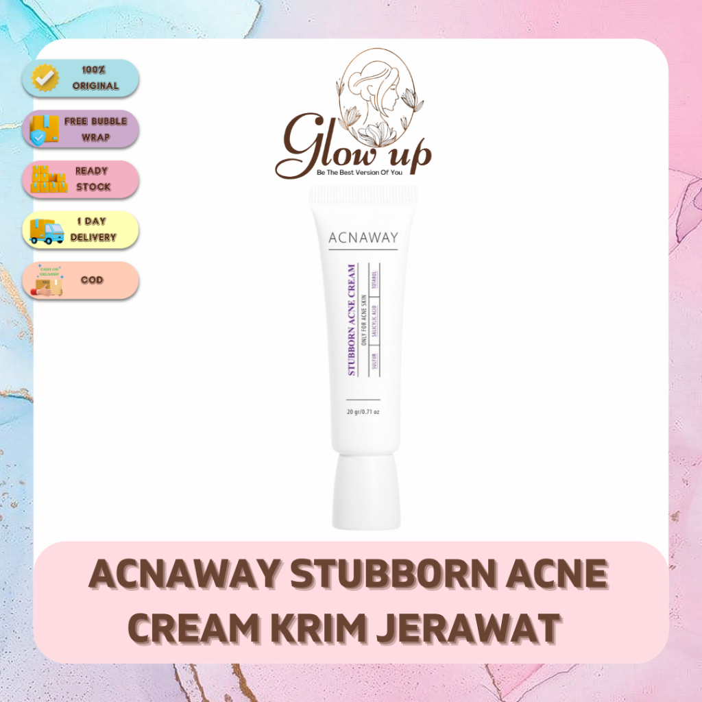 Jual ACNAWAY Stubborn Acne Cream Krim Jerawat Acne Spot Treatment Obat ...