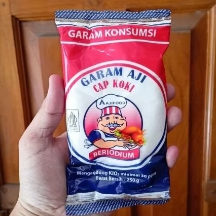 Jual Garam Konsumsi Beriodium 250 gram Garam Asli Cap Koki | Shopee ...