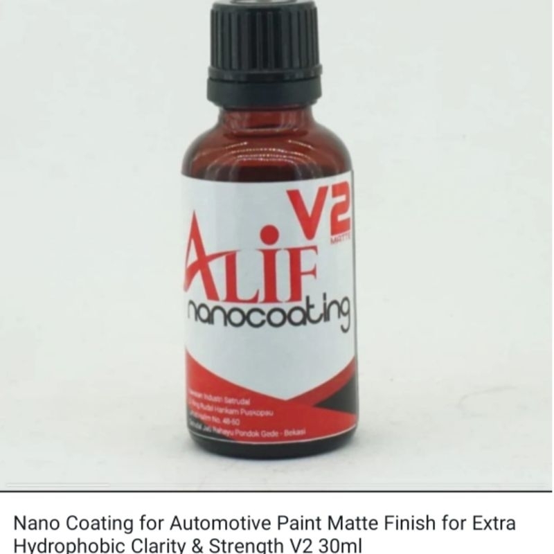 Jual Nano Coating V2 For Automotive Paint Doff Finish to Semi Matte ...