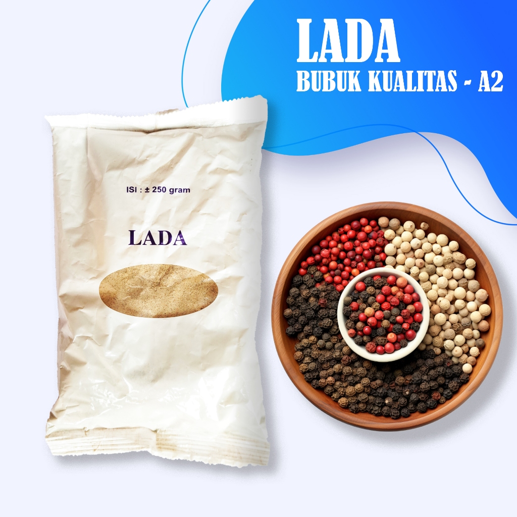 Jual Lada Bubuk Termurah Kualitas Grade A2 250gram - Merica Bubuk ...
