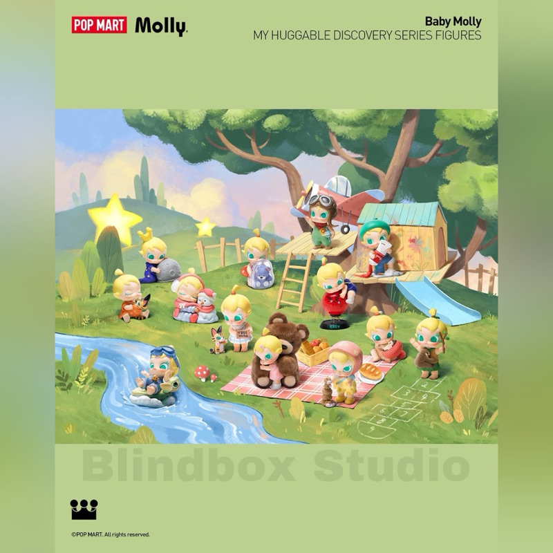 Jual POP MART x Molly | Baby Molly My Huggable Discovery Series Figures ...
