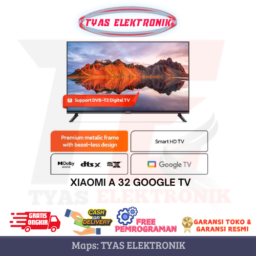 Jual Xiaomi TV 32" inch Android TV LED A2 | Android Smart TV Digital ...