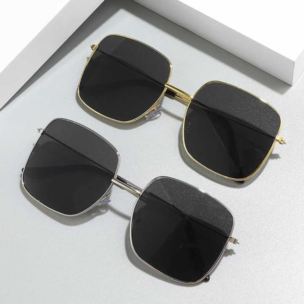 Jual Kacamata kotak Warna Besar Frame besi kacamata Retro Termurah ...