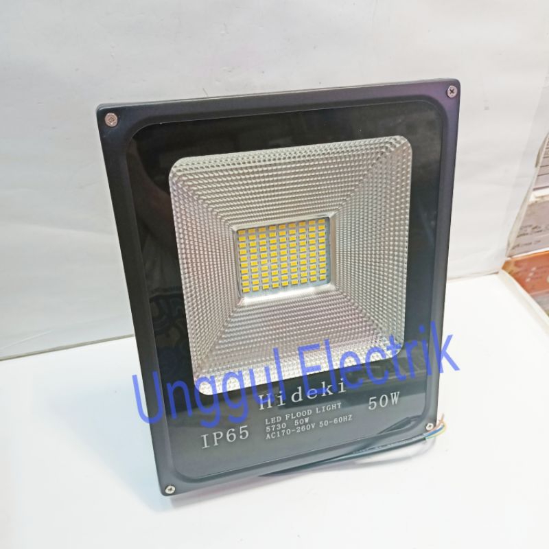 Jual Lampu sorot 50 watt SMD flood light LED tembak 50W outdoor IP65 | Shopee Indonesia