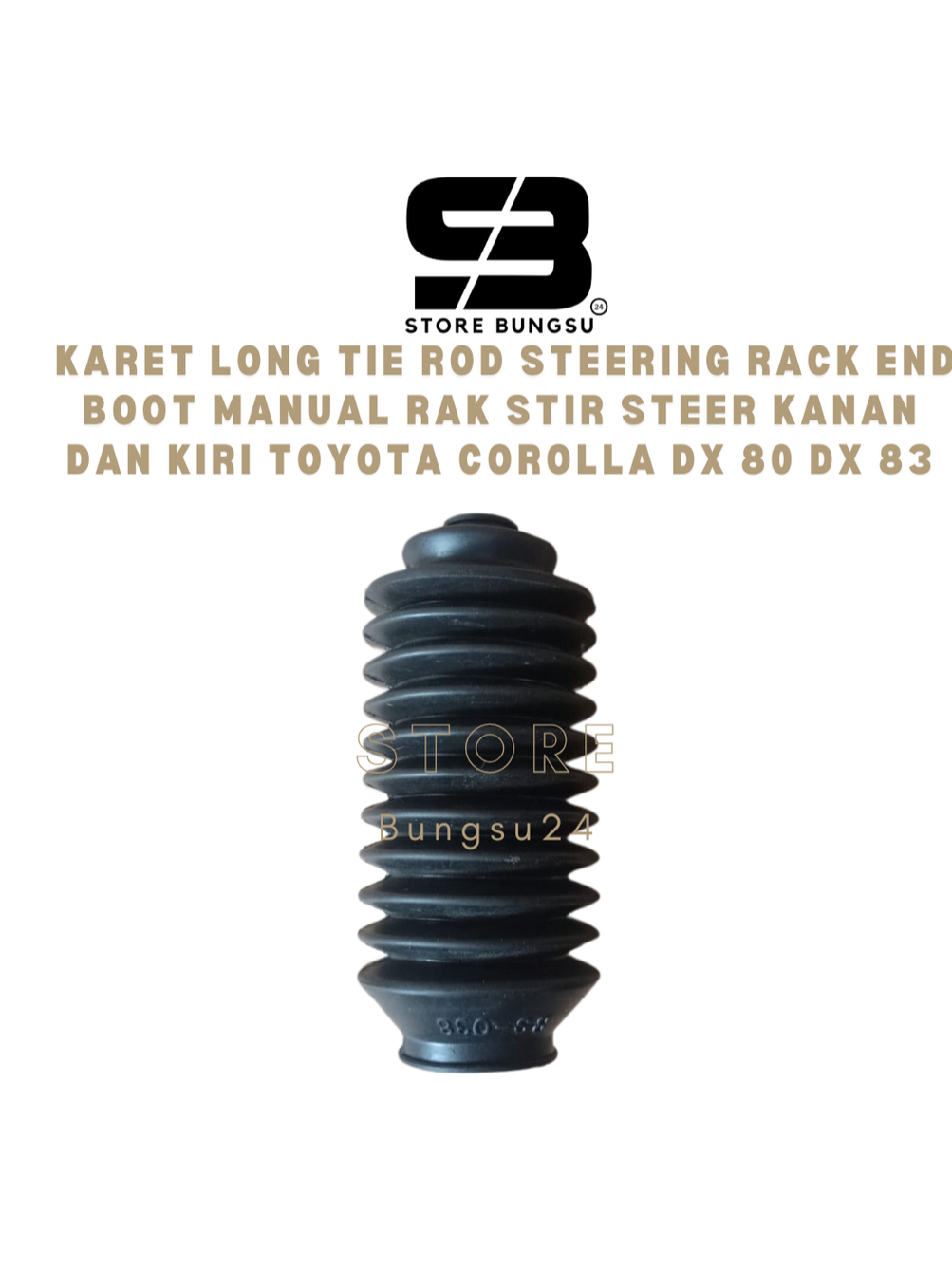 Jual SPAREPART MOBIL KARET LONG TIE ROD STEERING RACK END BOOT MANUAL ...