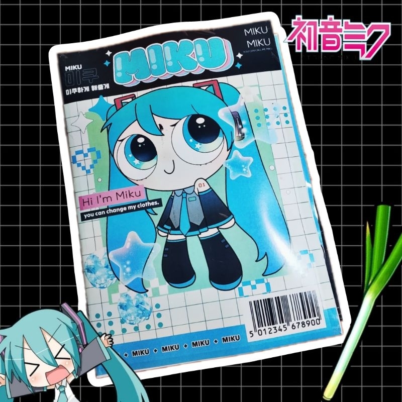 Jual Buku Boneka kertas Hatsune Miku Paper Doll Books Squishy | Shopee ...