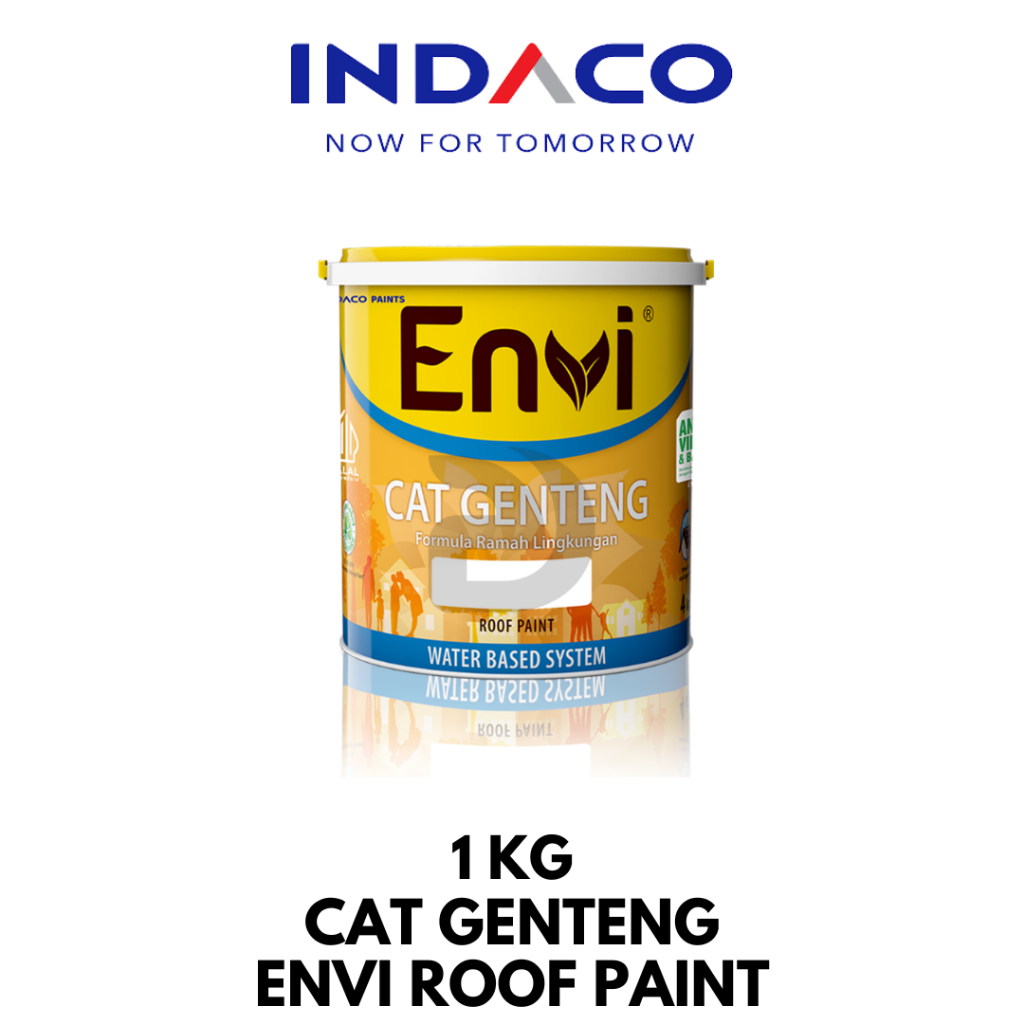 Jual Cat Genteng Envi Kaleng 1 Kg / INDACO | Shopee Indonesia