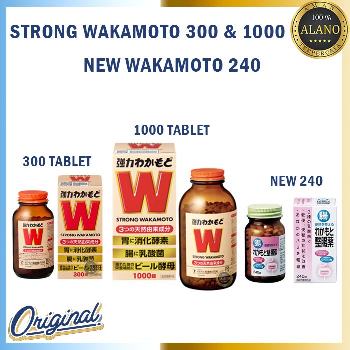 Jual Strong Wakamoto 1000 300 New Wakamoto intestinal remedy probiotic ...