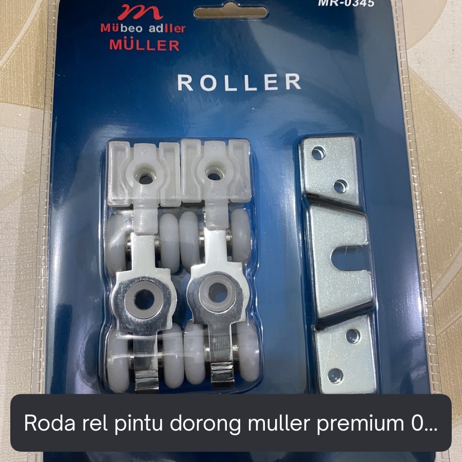 Jual Roda rel pintu dorong premium muller 0345 | Shopee Indonesia