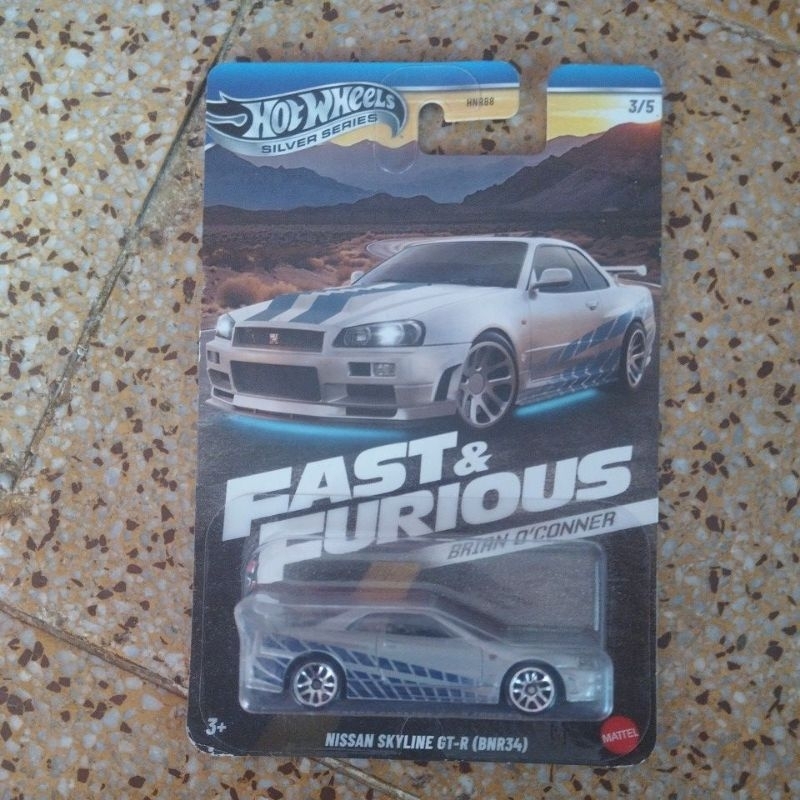 Jual Hot wheels Fast & Furious Nissan R34 Brain | Shopee Indonesia