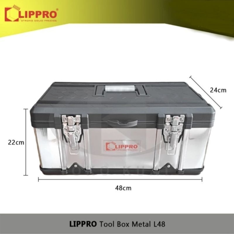 Jual LIPPRO L48 Tool Box Toolbox Besi Stainless Steel Kotak Perkakas ...