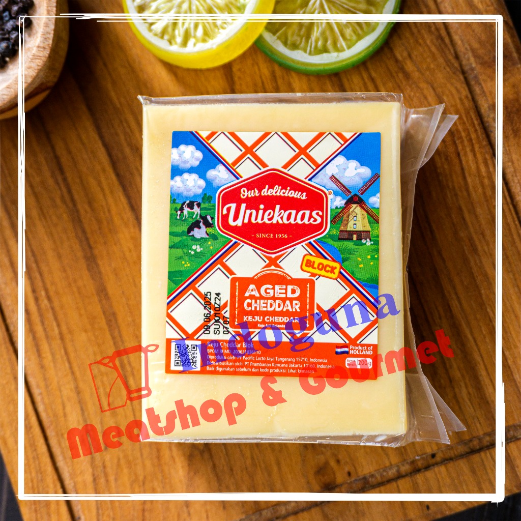 Jual Uniekaas Keju Belanda Aged Cheddar 200gr | Shopee Indonesia