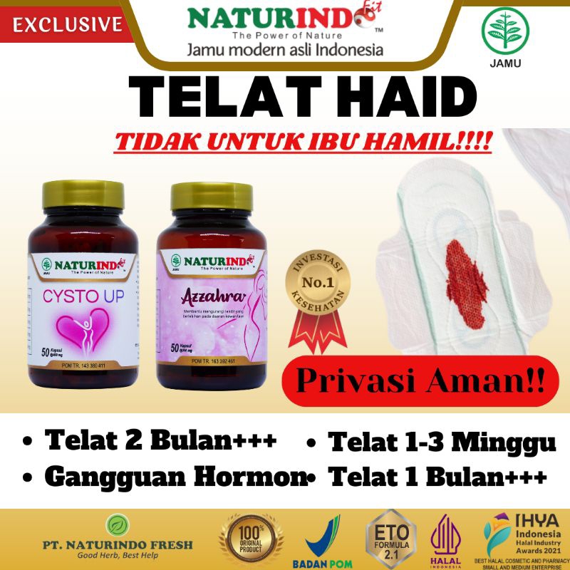 Jual OBAT PELANCAR TELAT HAID MENSTRUASI 2 3 5 BULAN AMPUH | Shopee ...