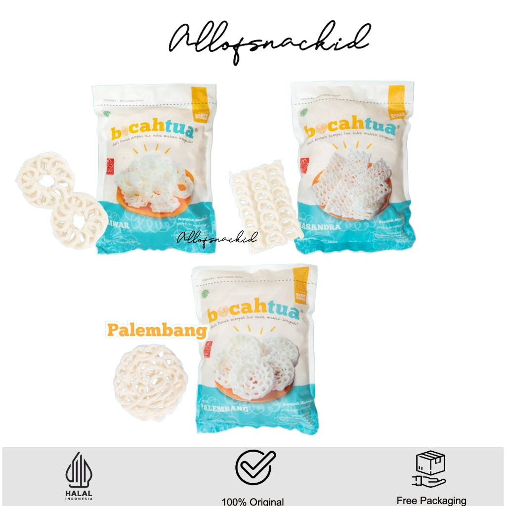 Jual Krupuk Bocah Tua - Kasandra / Palembang / Mawar / Samiler - 200gr ...