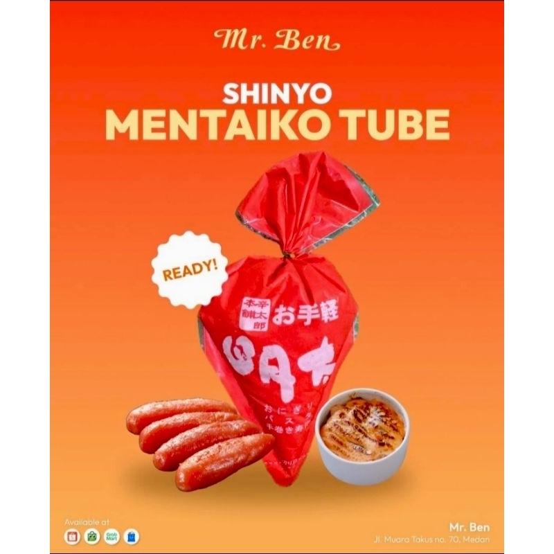 Jual [INSTANT & SAMEDAY ONLY] Shinyo Mentaiko Tube 500gr Impor Japan ...