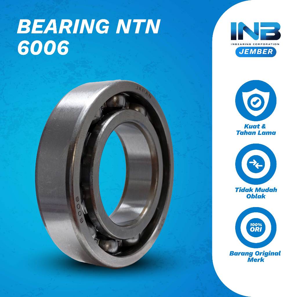 Jual Laker Bearing 6006 NTN Bearing Tutup Bak Cvt Yamaha Mio GT Mio J ...
