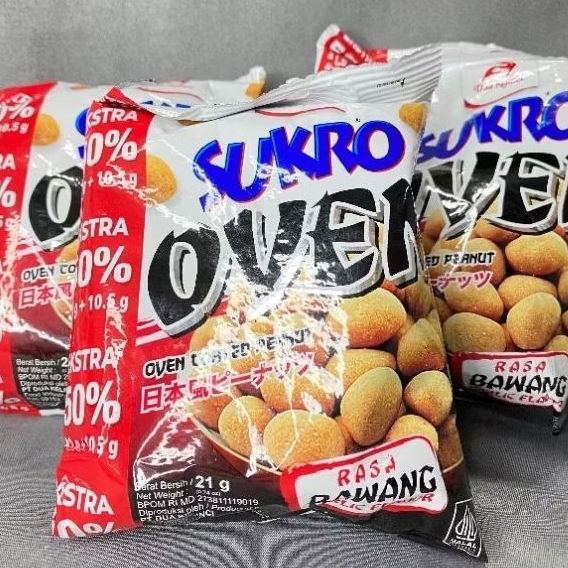 Jual KACANG SUKRO OVEN EXTRA 1 RTG ISI 10 PCS | Shopee Indonesia