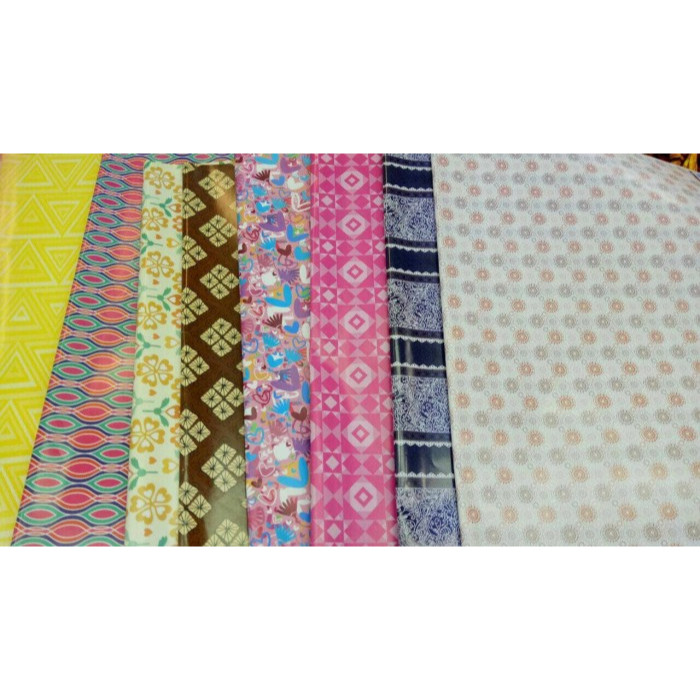 Jual [50 Lembar] Kertas Kado Standard 48x63cm Bunga Batik Fancy / Gift ...