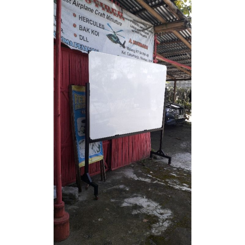 Jual papan tulis standing 120 x 180 | Shopee Indonesia