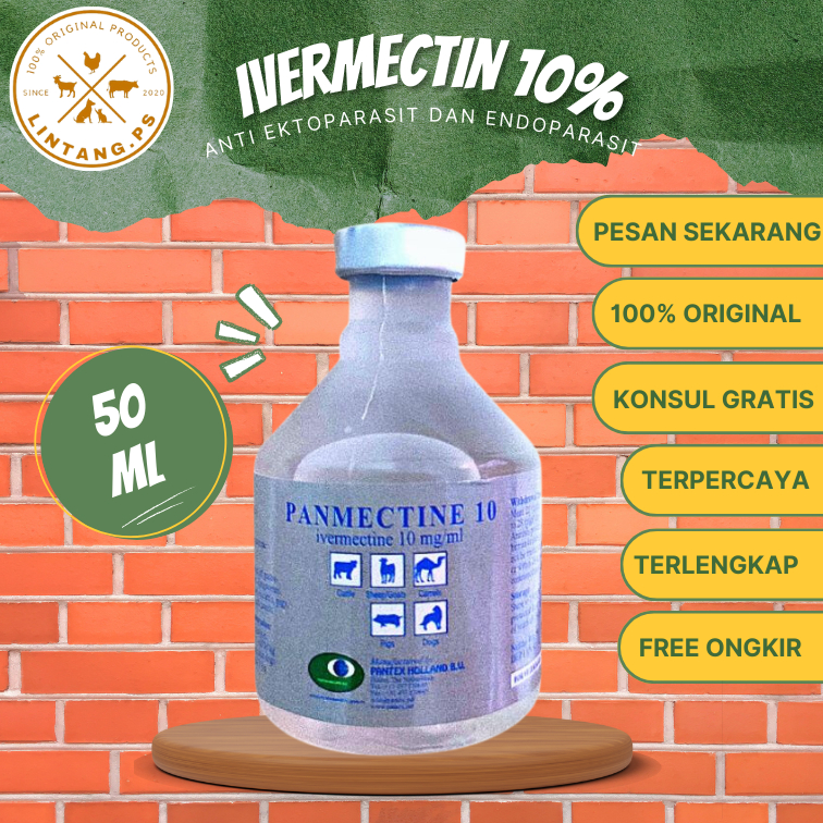 Jual Panmectin 50 Ml Ivermectin 1 Obat Scabies Ampuh Obat Kutu