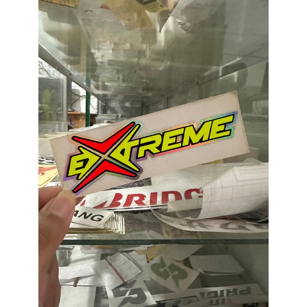 Jual Stiker Variasi EXTREME Sticker Cutting Varian Hologram | Shopee ...
