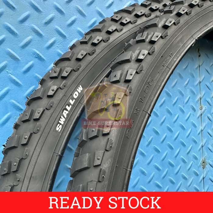 Jual Ban Luar Sepeda 26 x 1.95 Swallow S-153 Full Hitam MTB Gunung | Shopee Indonesia