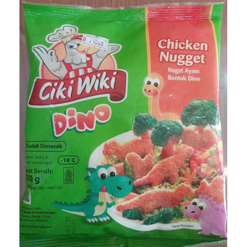 Jual Poultry Olahan Ciki Wiki Chicken Nugget Dino | Shopee Indonesia