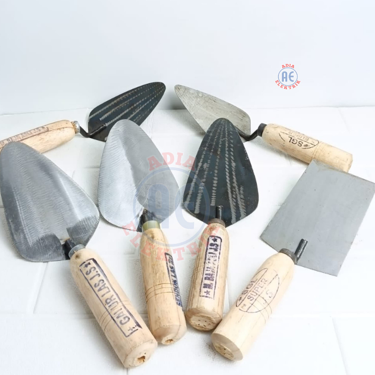 Jual Promo!! Sendok Semen Galur Baja Cetok Tukang Sendok Bangunan Sekop ...