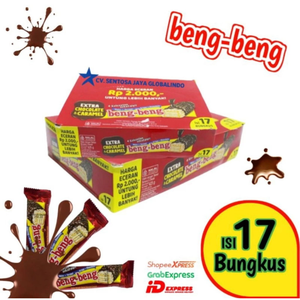 Jual Beng-Beng Extra Caramel 1 Box Isi 17 Pcs | Lebih Murah | Shopee ...