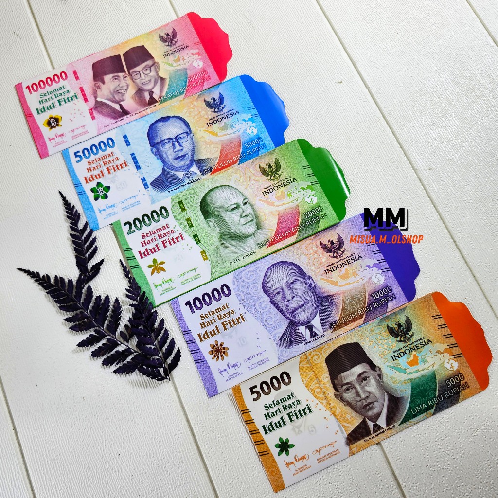 Jual 10 PCS AMPLOP/ANGPOU LEBARAN IDULFITRI MOTIF UANG PANJANG / AMPLOP ...
